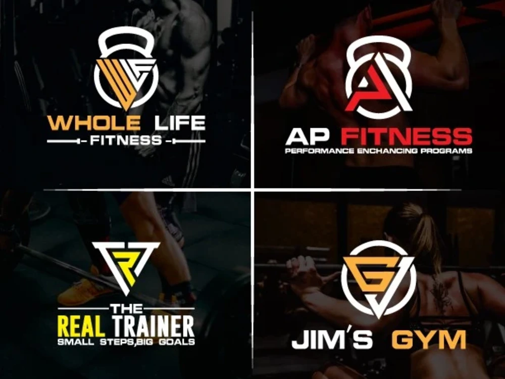 Modern gym, sports, and fitness logo | Upwork