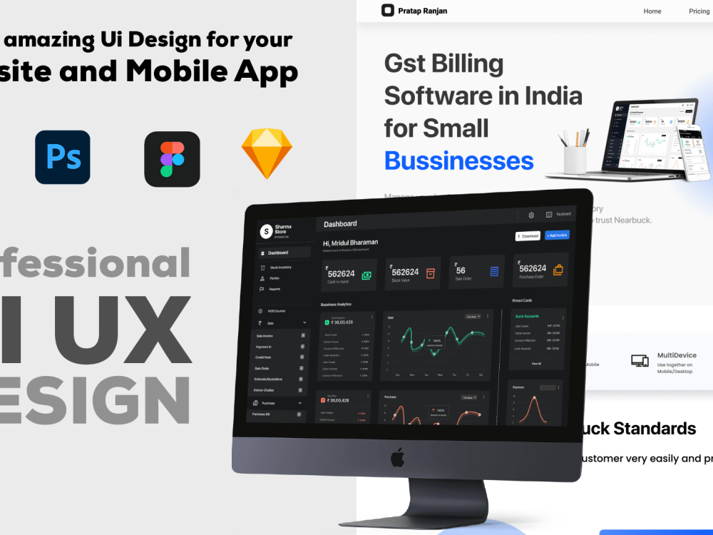 Mobile app or any UI UX design in figma | Upwork
