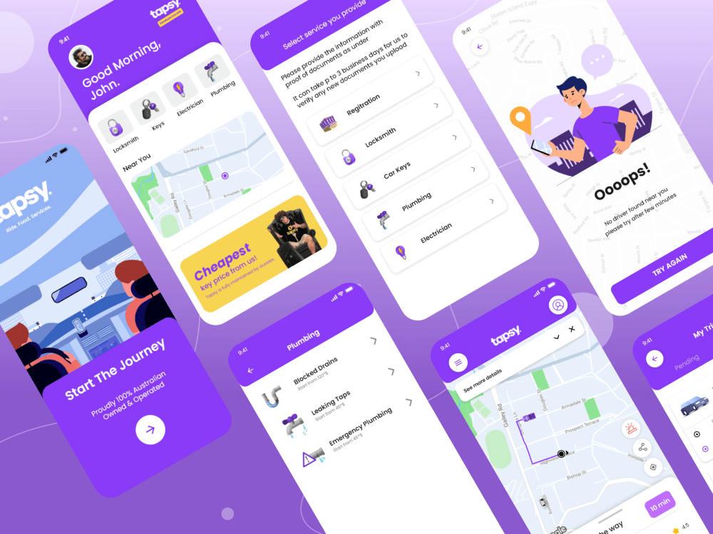 Creative UI UX design for mobile app | Upwork