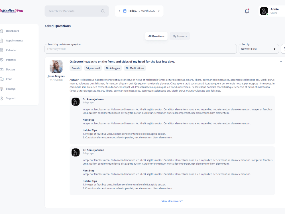 An Amazing UI UX Design for Hospitality / Health Domain | Upwork