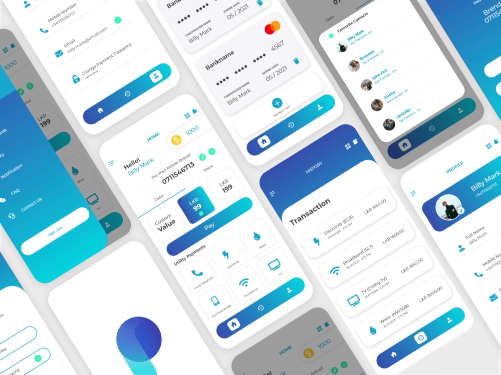 Creative UI UX design for mobile app | Upwork
