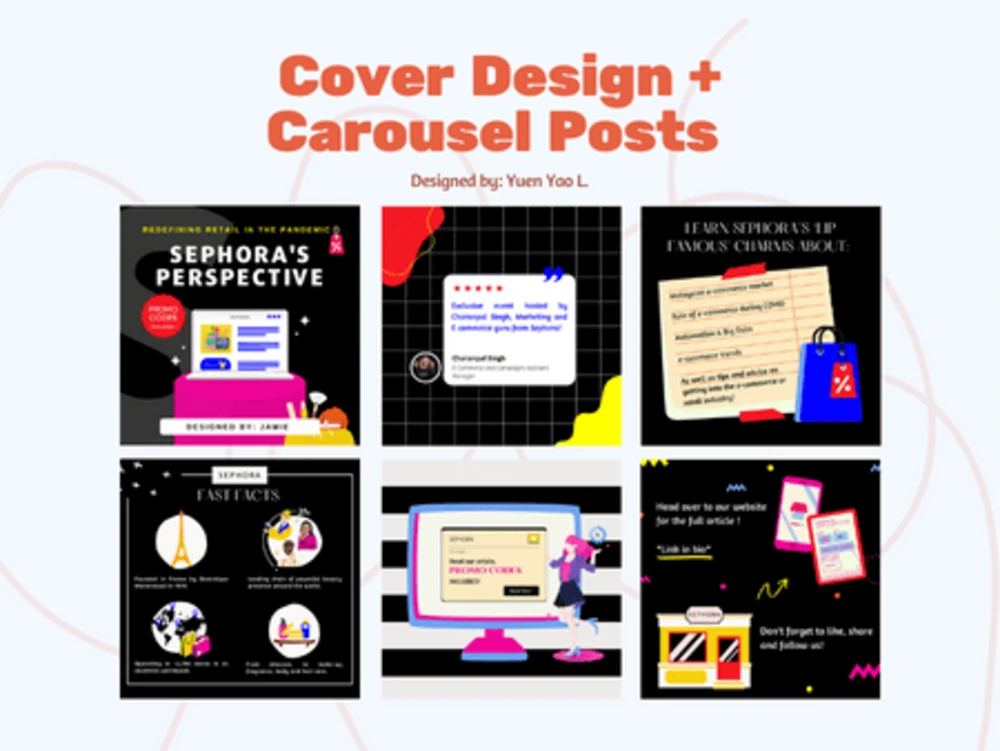 A professional and eye-catching social media carousel or infographic ...