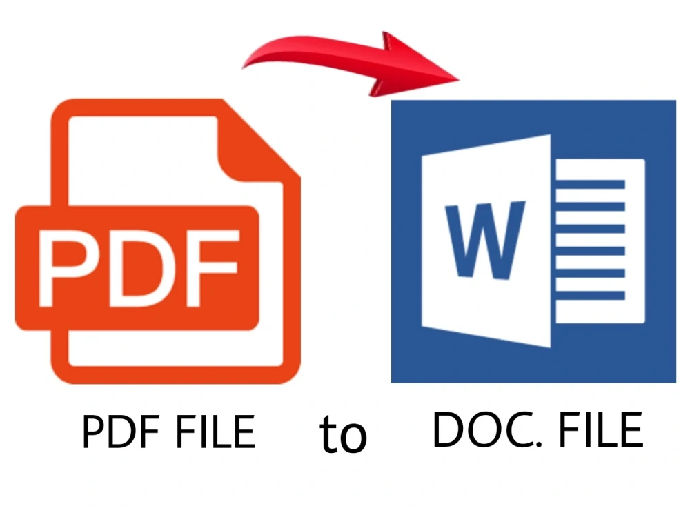 Your PDF File In Word Docx File | Upwork