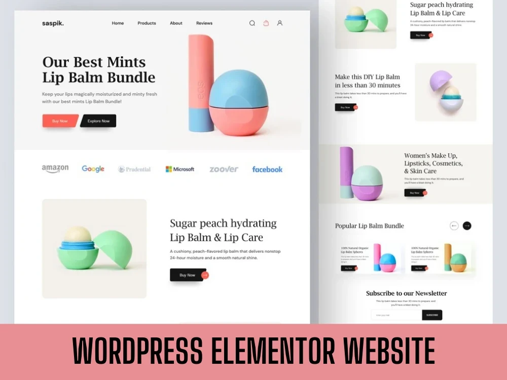 Responsive wordpress website design redesign customize using elementor pro | Upwork