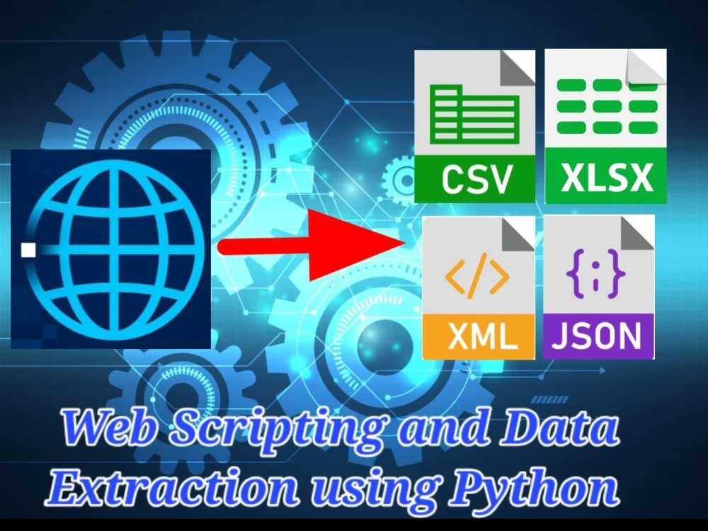 Website scripting and data extraction using python | Upwork