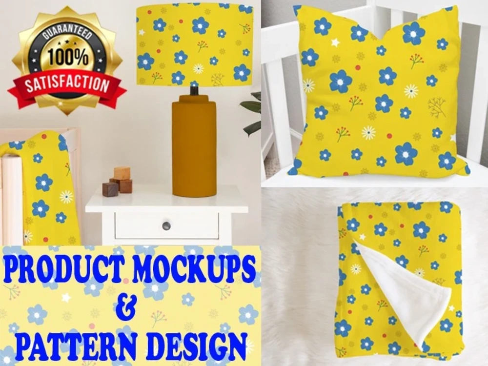 Product mockup & Repeat Pattern for clothing, Textile | Upwork