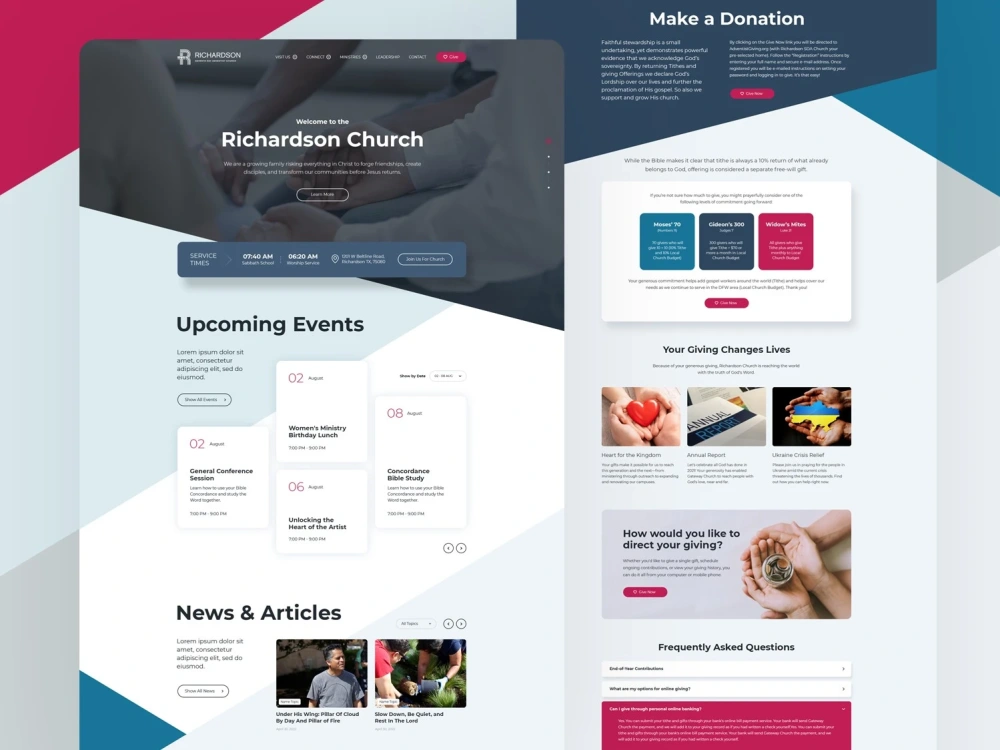Modern Professional Responsive Website UI/UX design | Upwork