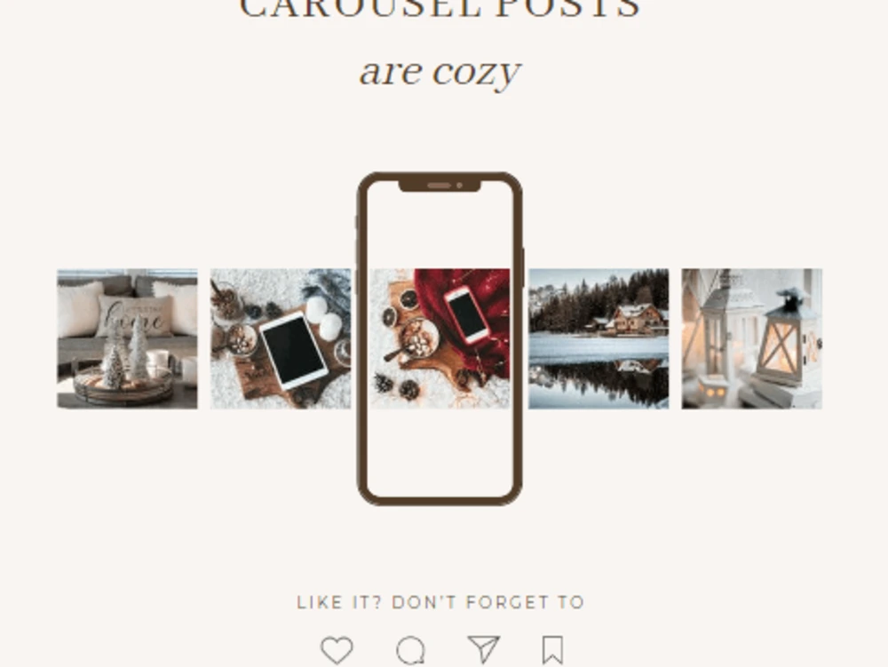 An aesthetically pleasing instagram carousel. | Upwork