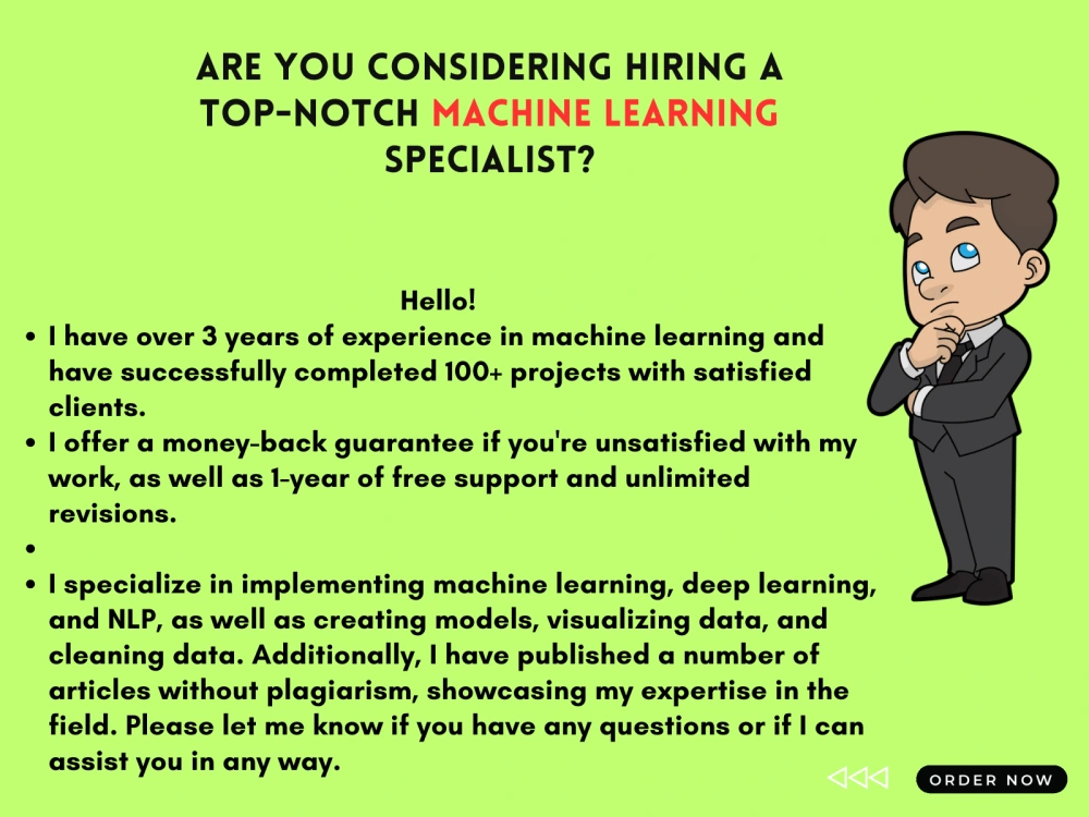 Any kind of machine learning, computer vision project | Upwork