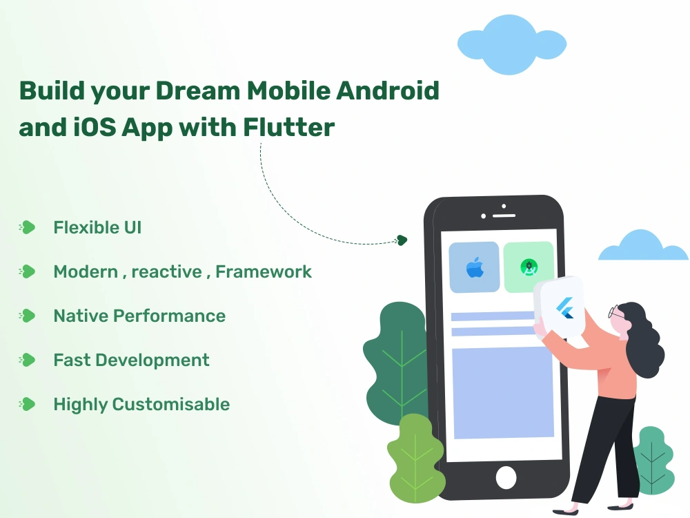 Your dream mobile application with flutter (android & iOS) | Upwork