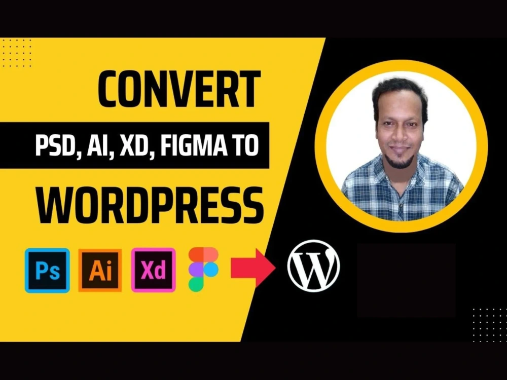 Conversion of xd, psd, figma to wordpress and elementor website | Upwork