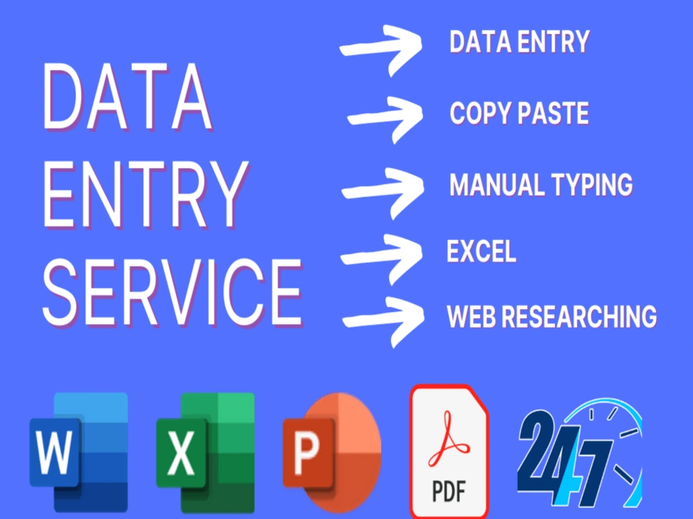 Flawless data entry ,copy and paste, and manual typing | Upwork
