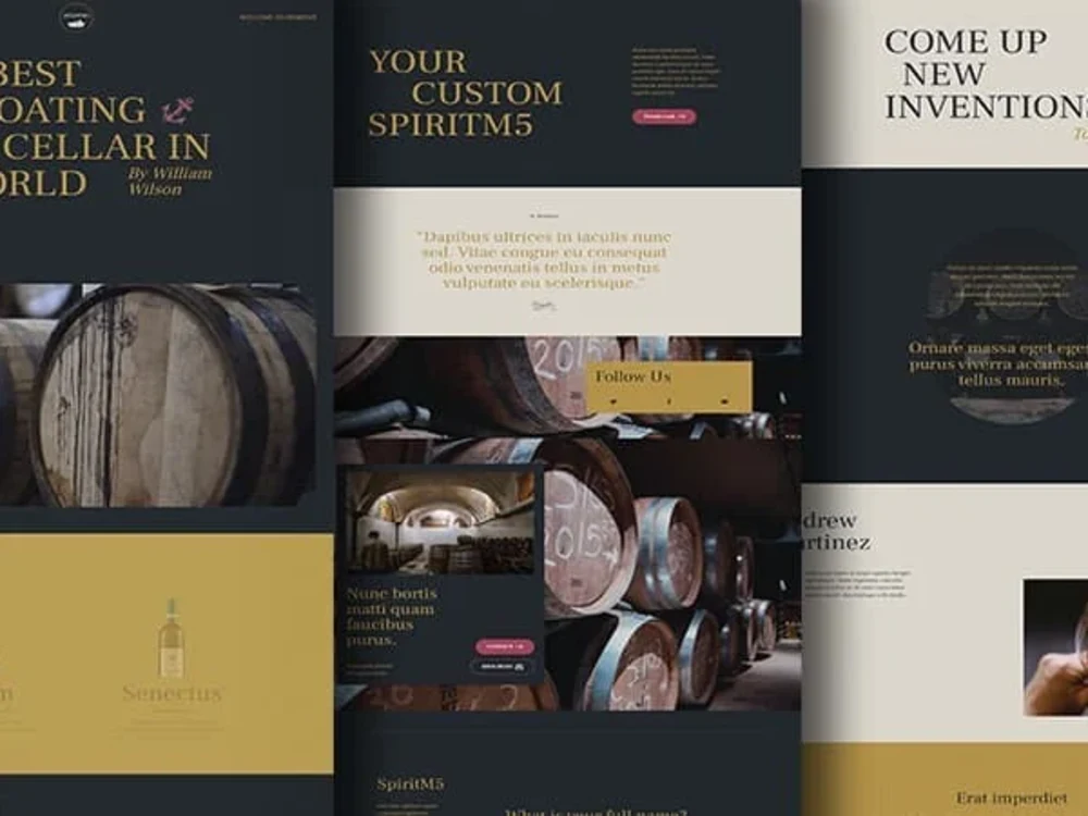 A complete website with your company logo, information, and photos ...
