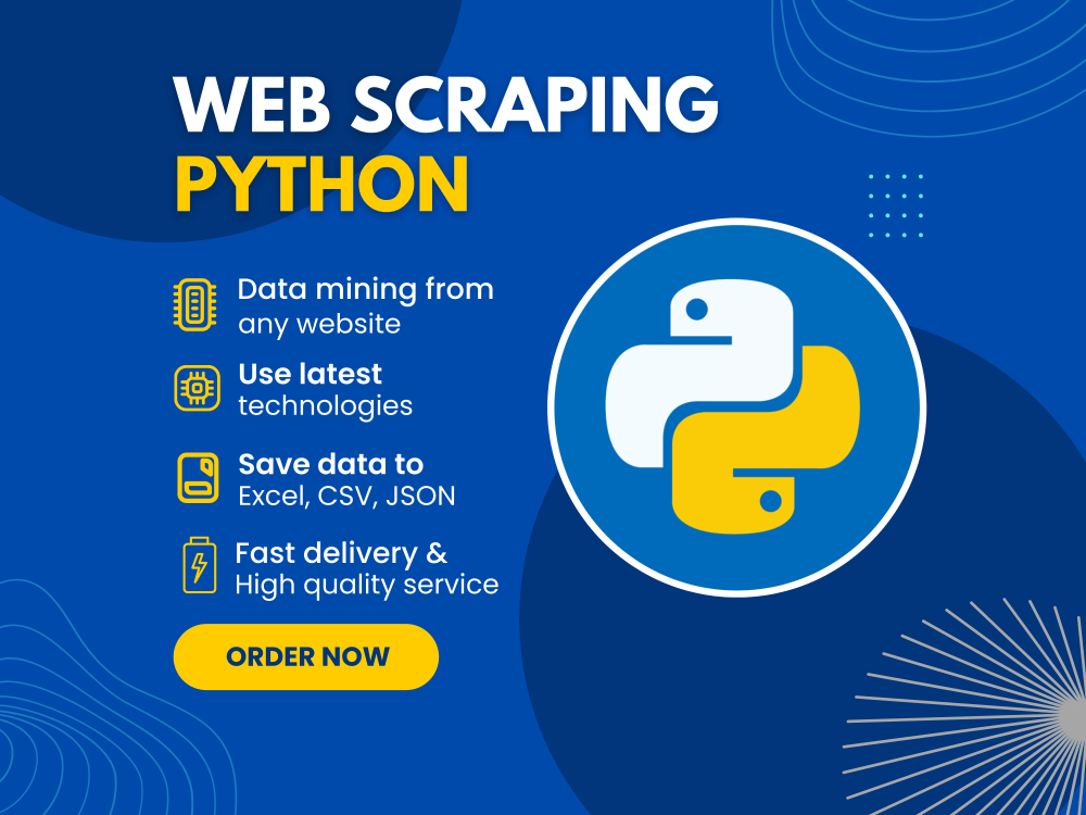 Expert python web scraping for accurate data mining | Upwork