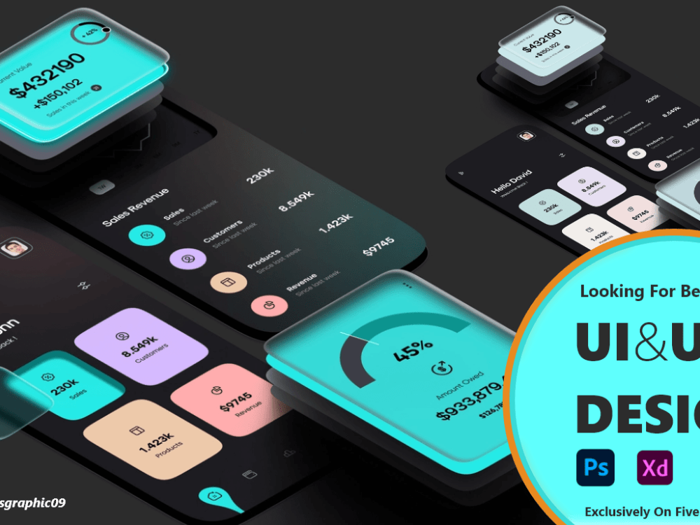Amazing and professional mobile app UI UX, android or IOS | Upwork