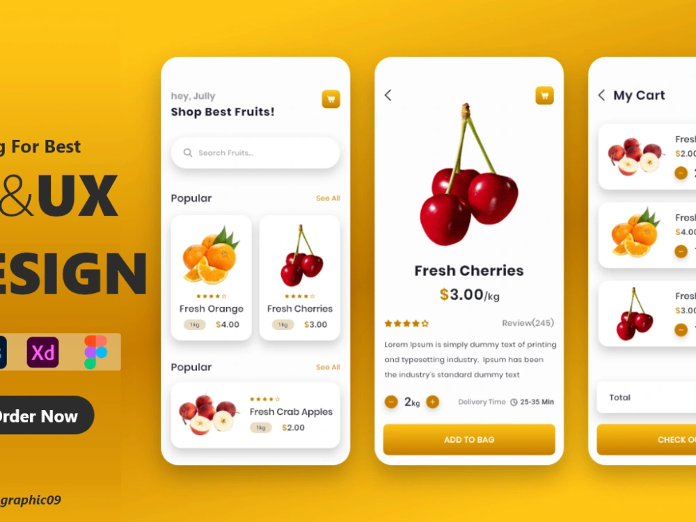 Amazing and professional mobile app UI UX, android or IOS | Upwork