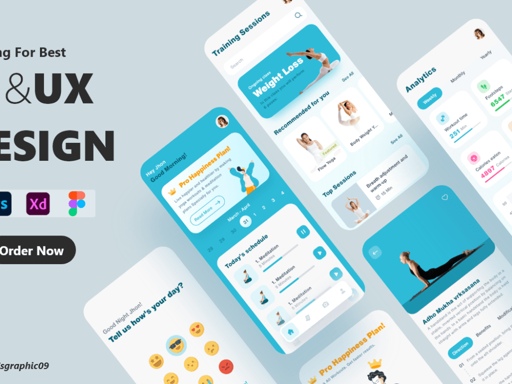 Amazing and professional mobile app UI UX, android or IOS | Upwork