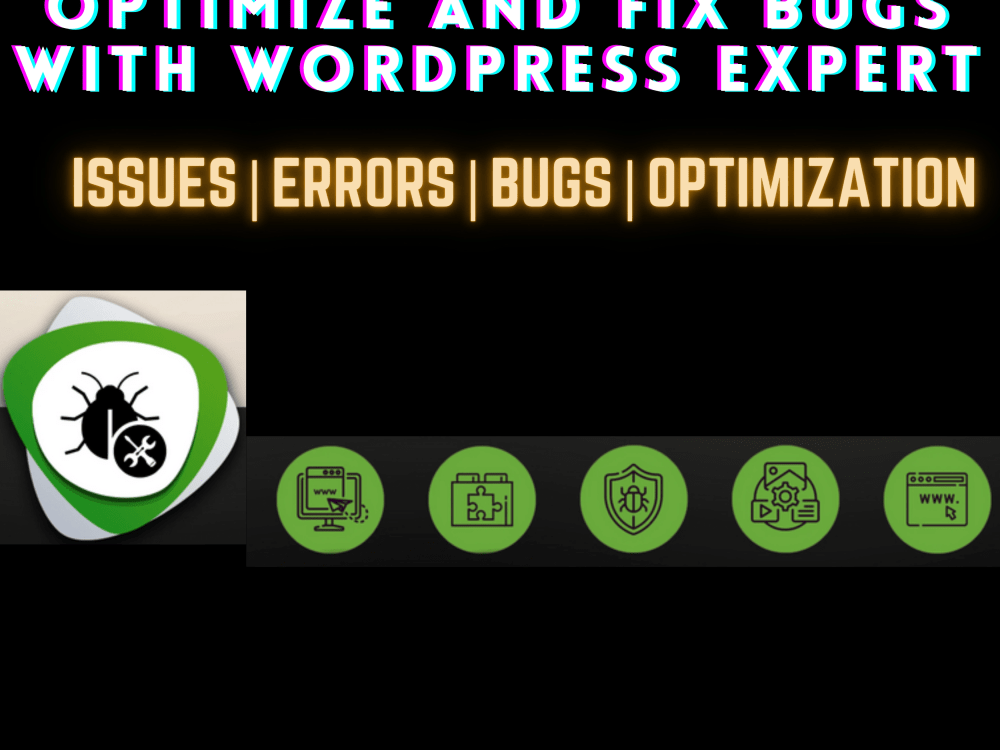 A WordPress website bug fixing, debugging, and Speed optimization. | Upwork