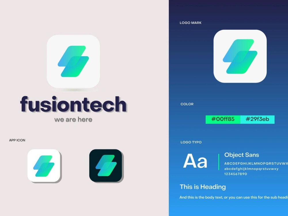 Minimalist Tech & IT Company Logo and Brand Style Guideline Design | Upwork