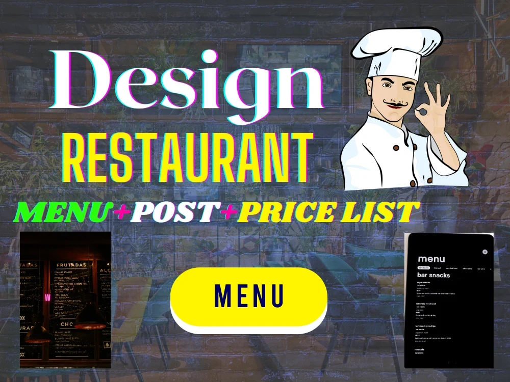 Professional food menu, restaurant menu, and price list Design | Upwork