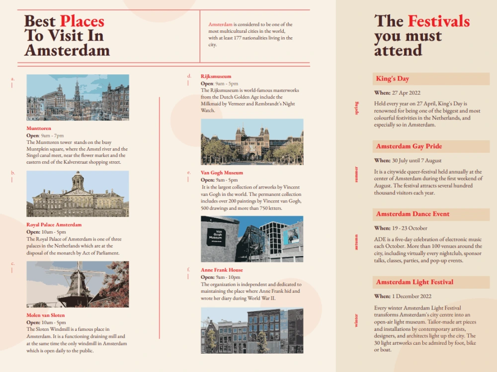 A creative and interesting brochure design | Upwork