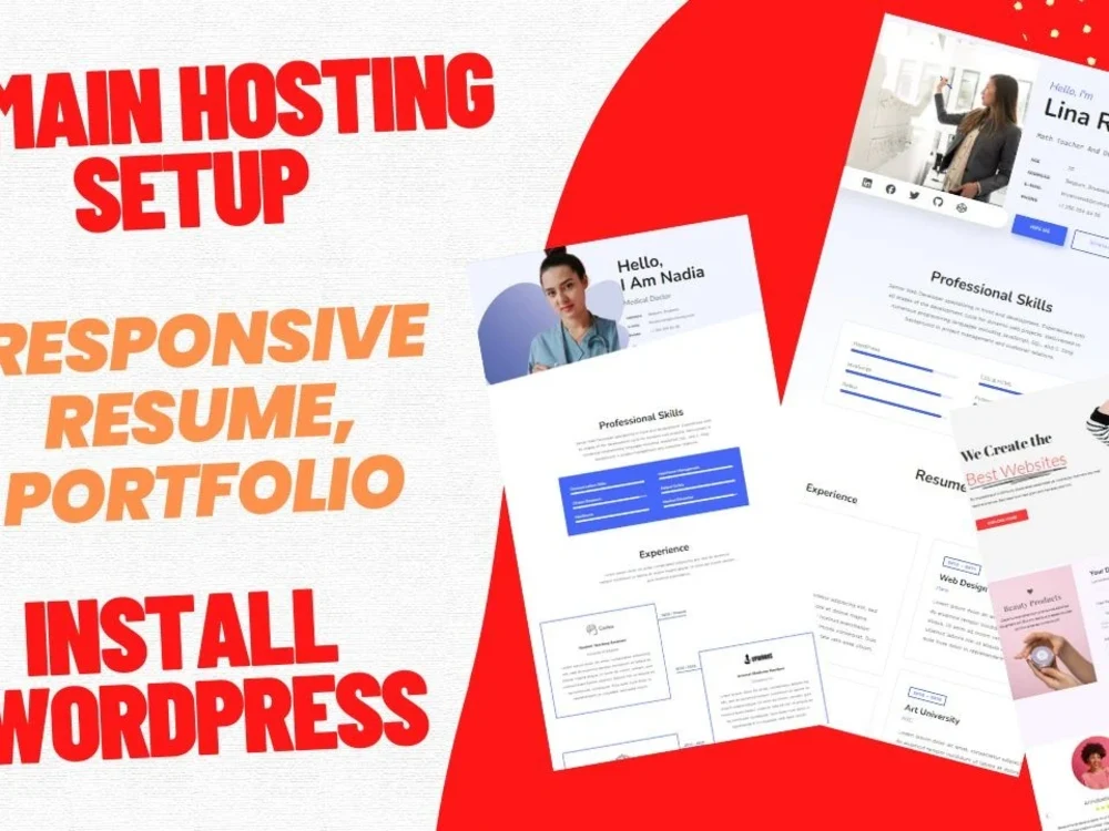 A responsive resume, portfolio, cv website | Upwork