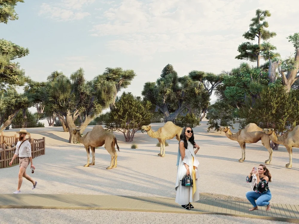 Resort site mapping, master plan, concept, exterior render and ...