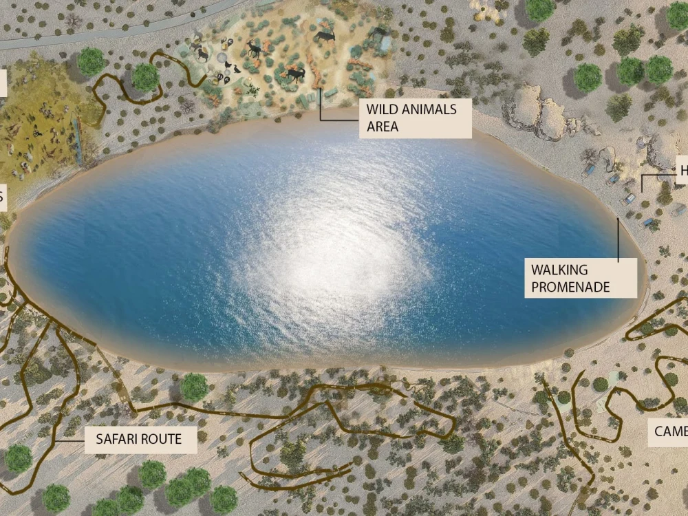 Resort site mapping, master plan, concept, exterior render and ...