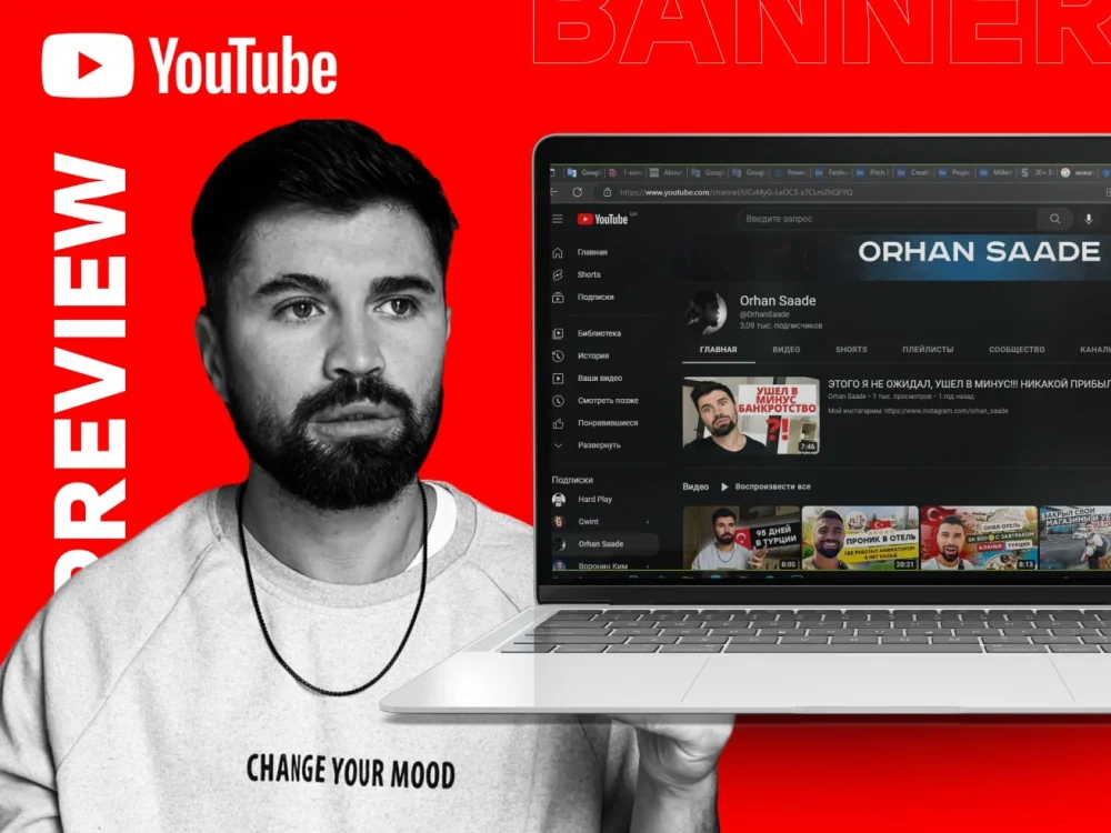 A fantastic YouTube Preview banner for your channel | Upwork