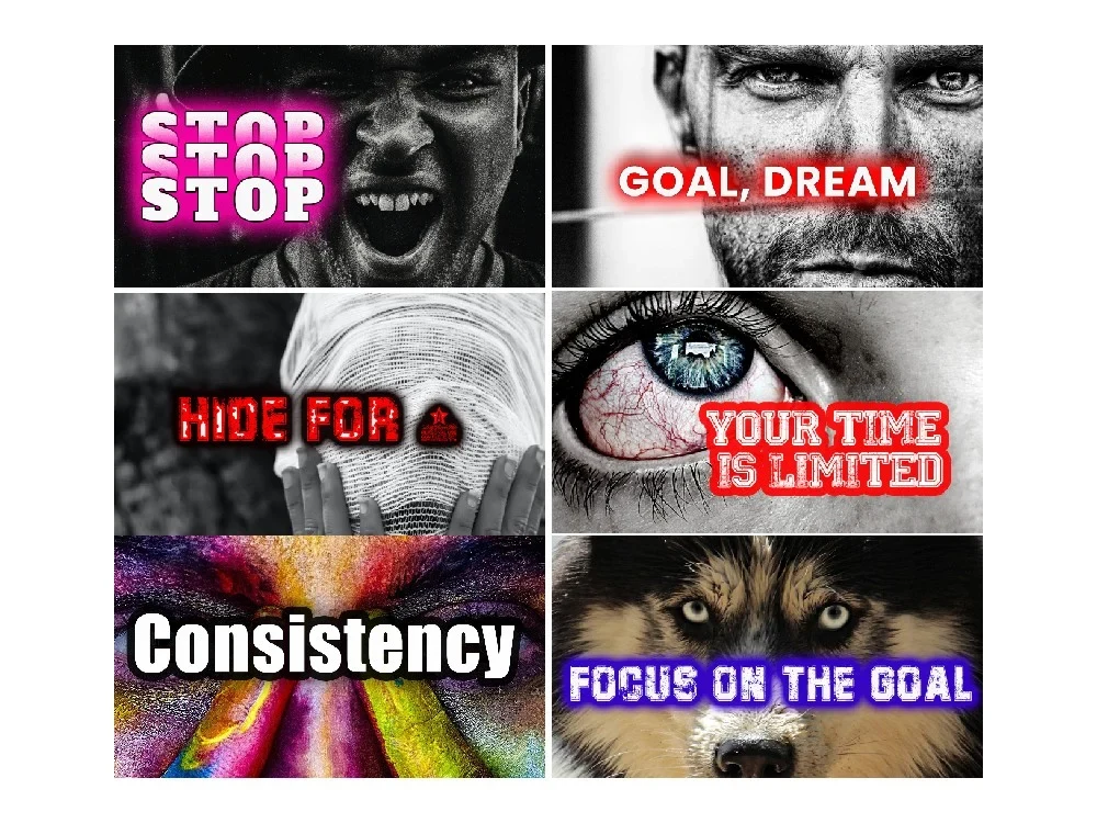 An attractive motivational youtube video thumbnail design, thumbnail ...
