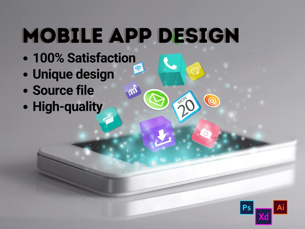 Unique mobile app UI design in adobe xd | Upwork