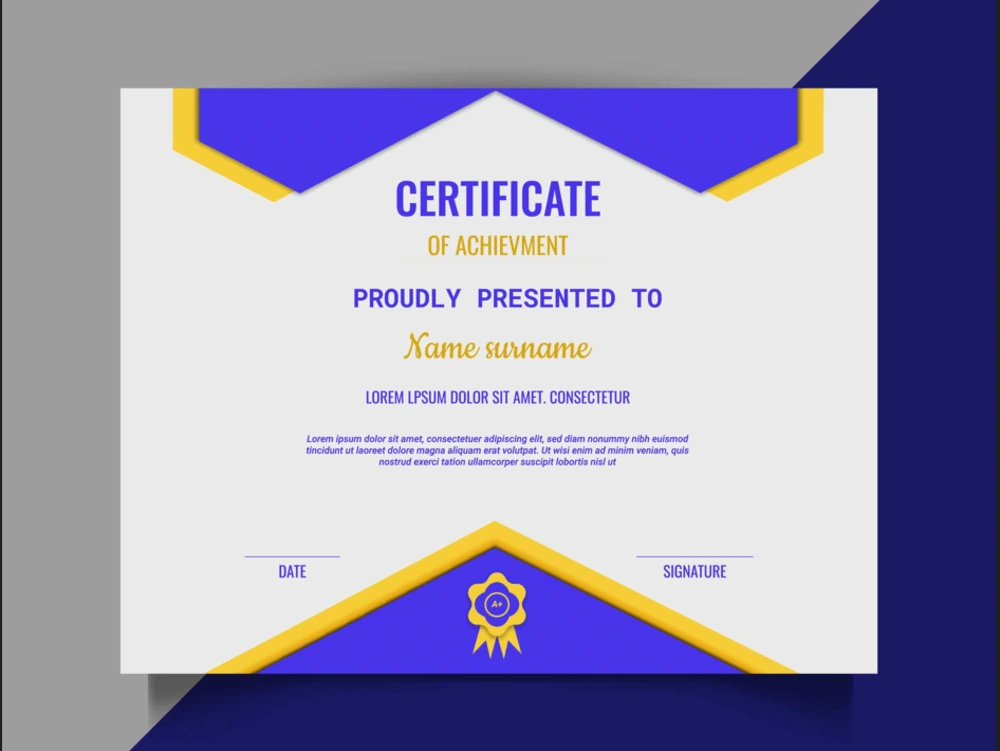 Professional certificate and letterhead design for your business | Upwork