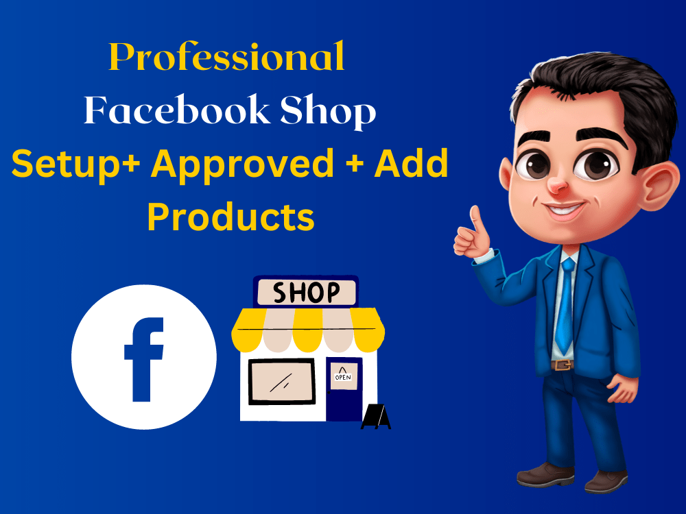 A Professional Facebook shop setup and add Products | Upwork