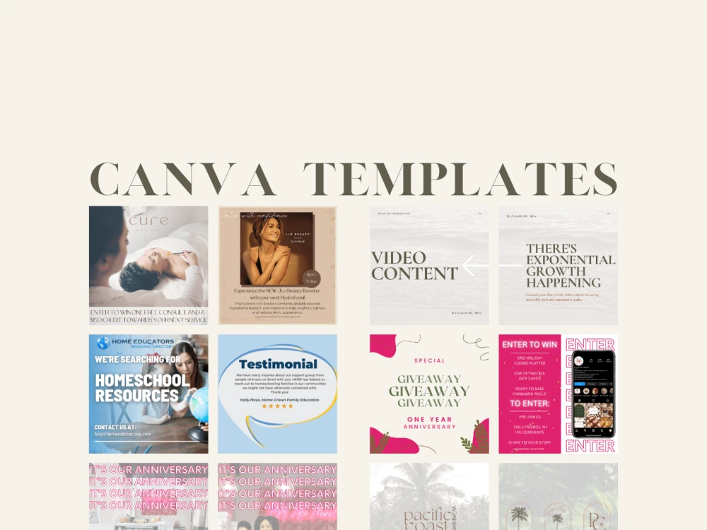 IG Formatted Canva Posts Catered to Your Business | Upwork