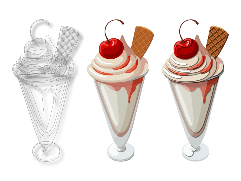 Vectorized form of image file, editable in any vector-based program ...