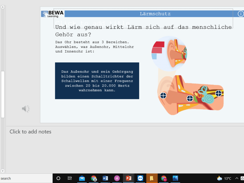 An eLearning course that will be developed by using the iSpring suite ...
