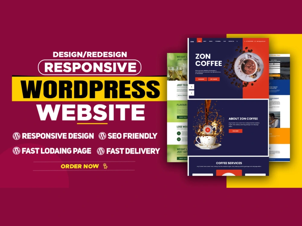 Responsive wordpress website or redesign website by elementor pro | Upwork