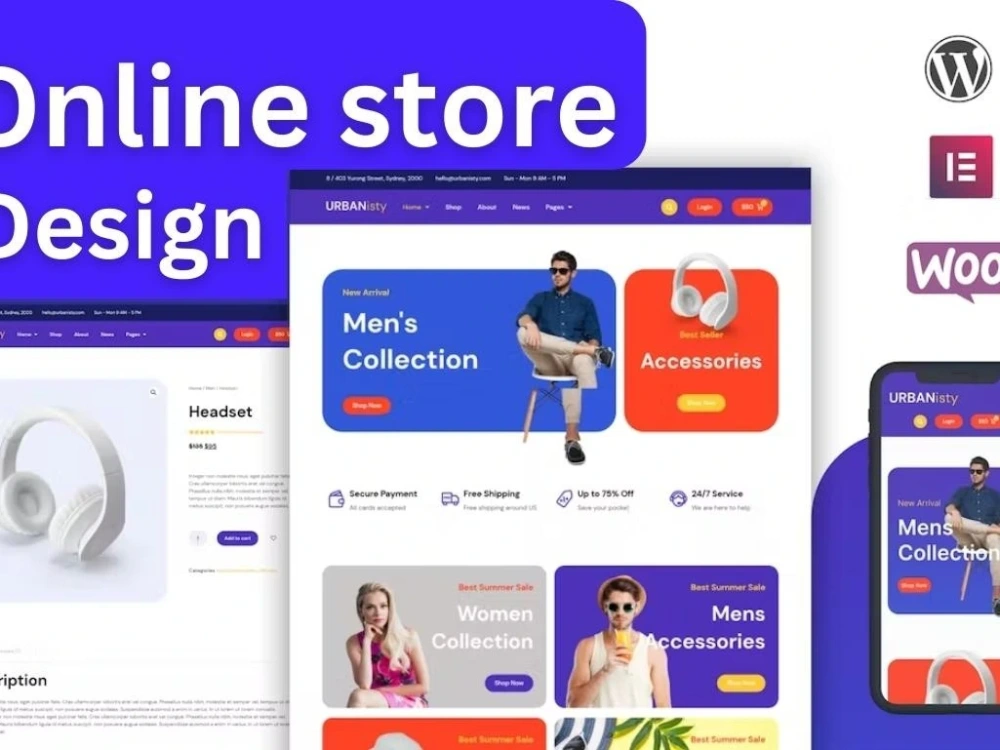 Functional Ecommerce Wordpress Website Or Online Store By Woocommerce
