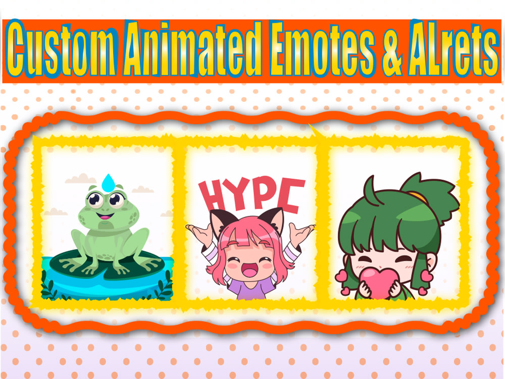 Amazing Customized Twitch emotes & sub badges for Twitch, Discord etc ...