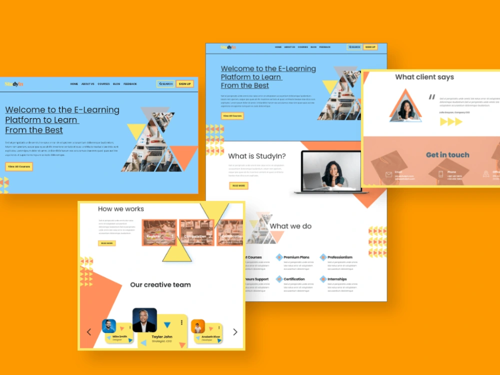 A classy and sleek Website Design for your business | Upwork