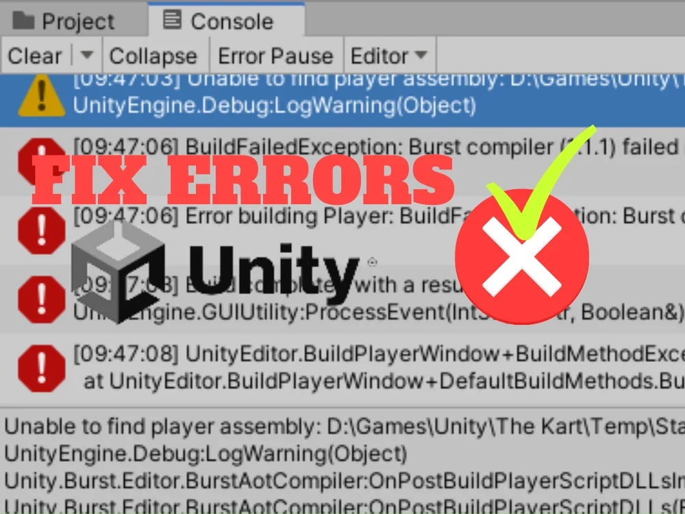 Unity Build Error C Code Error Bug Fixes Ad Network Etc Upwork