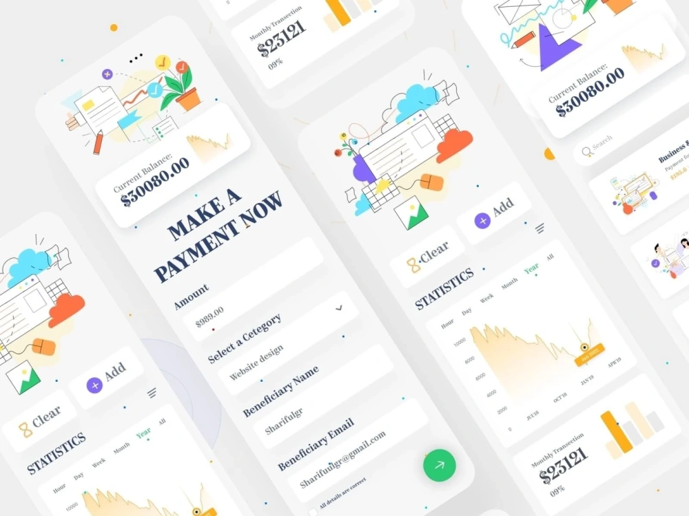 Modern and custom UI for mobile apps. | Upwork