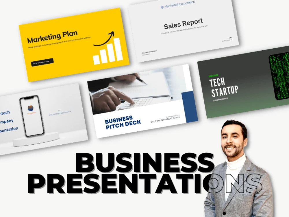 A Professional Business Presentation with Impactful Design and ...