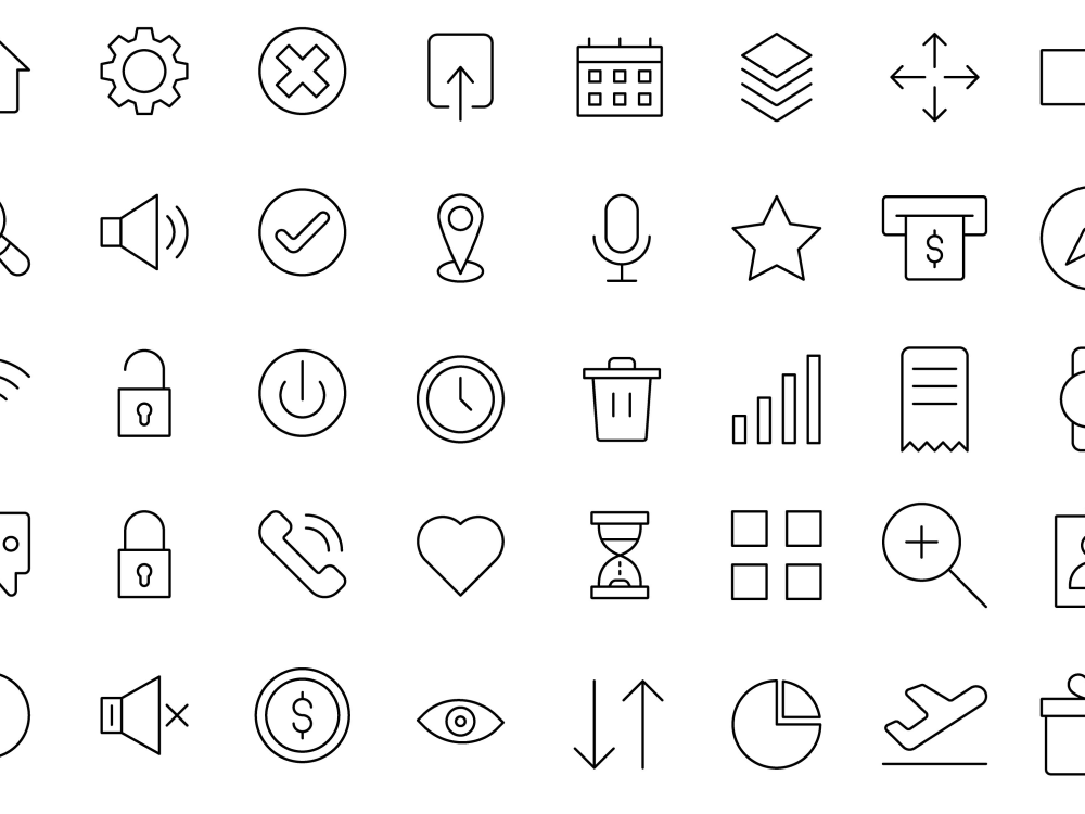 Custom icon designs for your web and app | Upwork