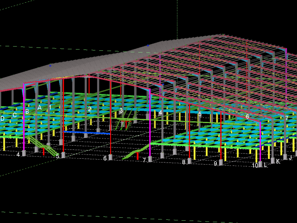 A complete 3D model/estimate of YOUR desired Steel Structural building ...