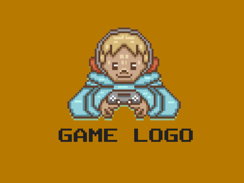 A minimalist pixel art logo design | Upwork