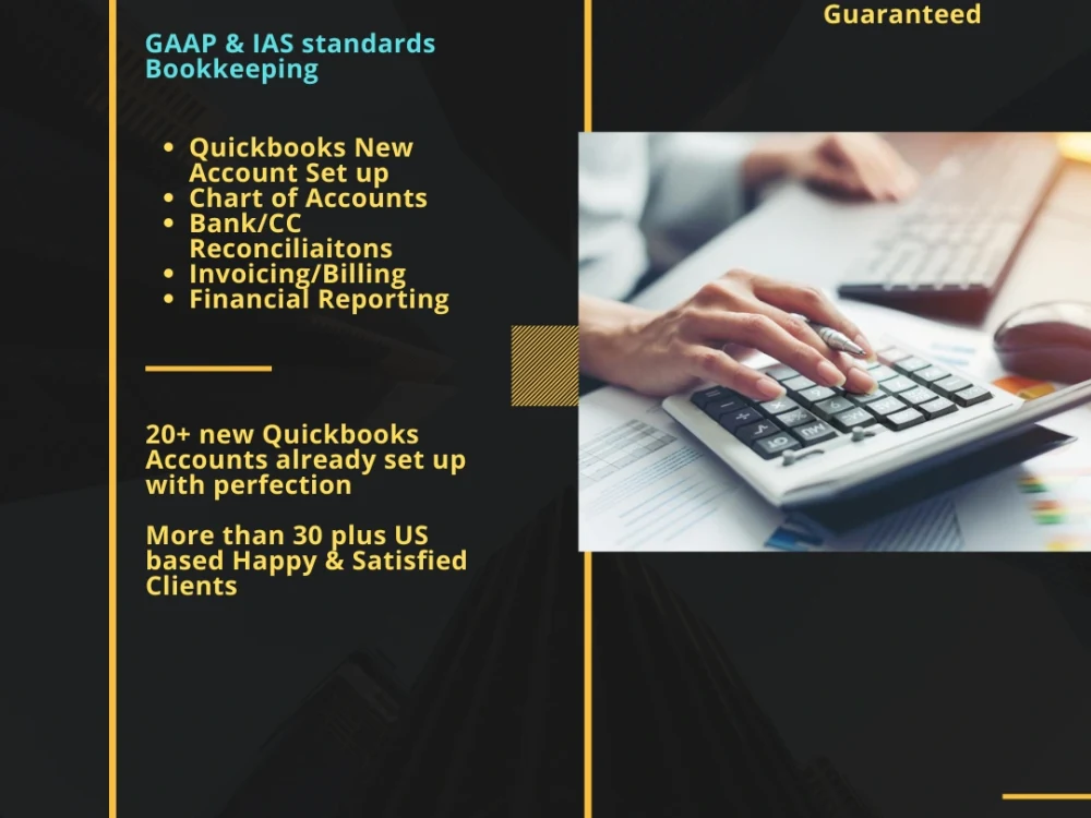 Standard accounting system set up using Quickbooks Online | Upwork