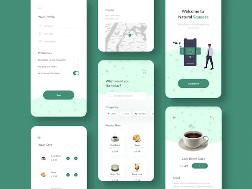 An UI/UX Design for Mobile Application with Expert Design System | Upwork