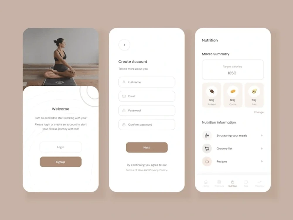 An UI/UX Design for Mobile Application with Expert Design System | Upwork