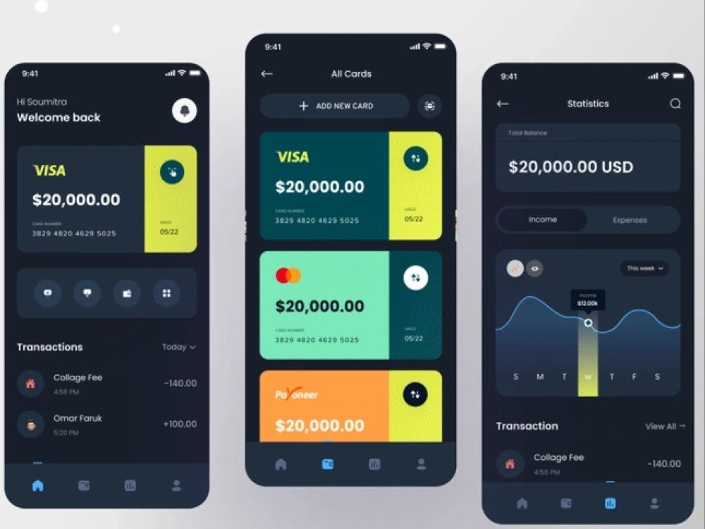 A mobile app, website, dashboard UI/UX design in Figma | Upwork